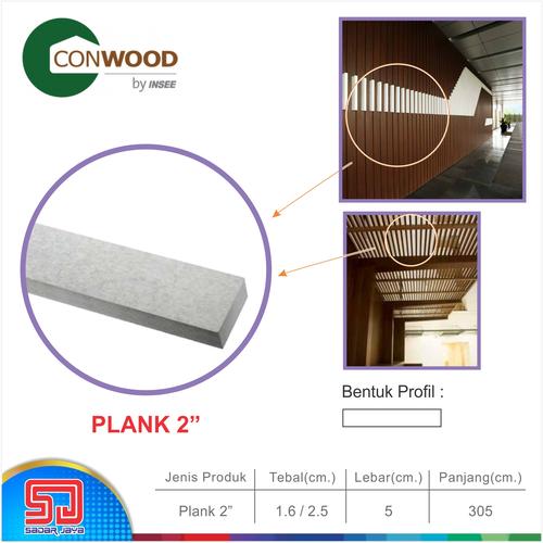 Jual Conwood Plank 2" 5cm Wall Decorative Dinding Luar Panel Dekorasi ...