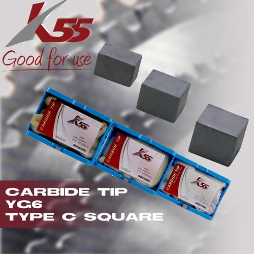 Promo K55 Mata Widia Tipe C Pahat Bubut Milling Bor - CARBIDE TIP C ...