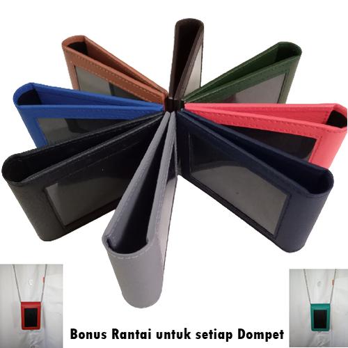 Jual Dompet id card magnet / Name Tag Saku / Holder id Card magnet ...