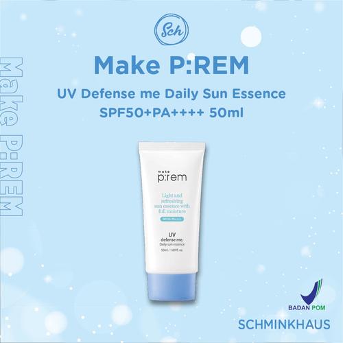 Jual [BPOM] MAKE PREM UV Defense me Daily Sun Essence SPF50+PA++++ 50ml ...