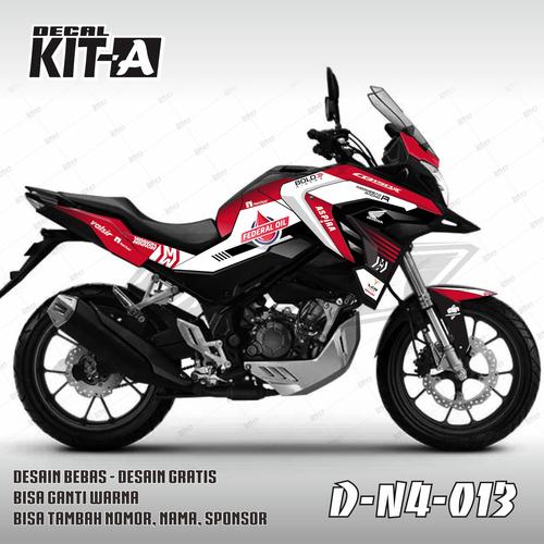Jual Decal cb150x striping stiker honda cb 150x 2022 motif Merah Keren ...