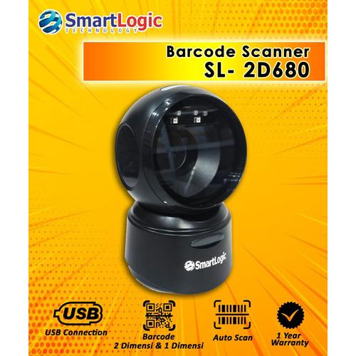 Jual Barcode Scanner SMARTLOGIC SL2D680 | USB - 1D & 2D - Kota Surabaya ...