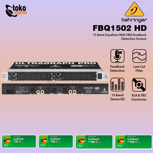 Jual Behringer FBQ1502HD Ultragraph Pro 15-band Stereo Graphic ...
