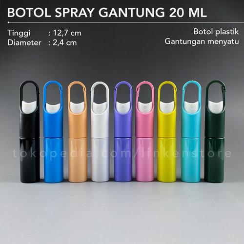 Jual Botol Spray Gantung 20ml Plastik - Portable Hand Sanitizer Travel ...