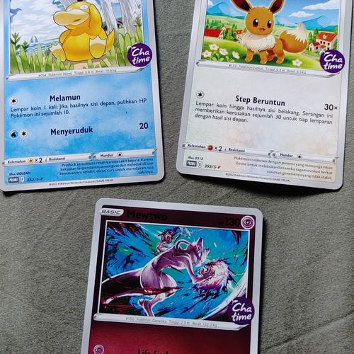 Jual Kartu pokemon chatime mewtwo eevee psyduck - Kota Tangerang ...