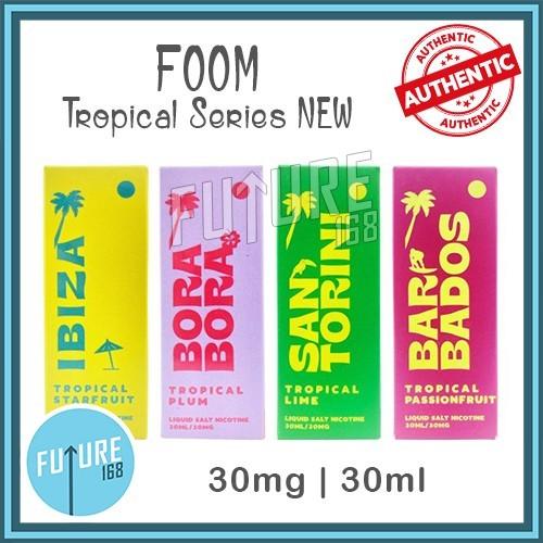Jual FOOM Liquid Tropical Series 30mg 30ml Ibiza, Barbados, Santorini ...