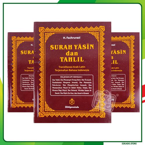 Jual Buku Surah Yasin dan Tahlil Transliterasi Arab - Latin - Jakarta ...