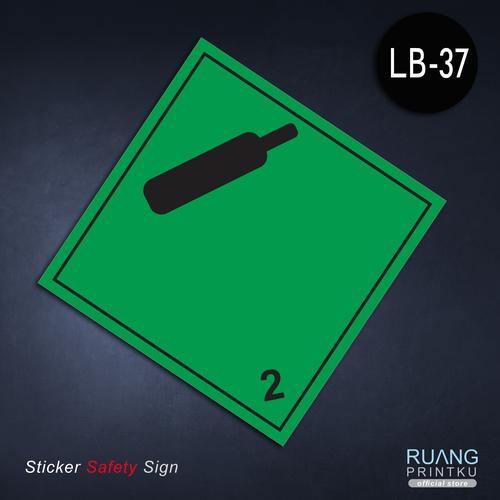 Jual STIKER LABEL LIMBAH B3 KELAS 2.2 GAS TIDAK MUDAH MENYALA TIDAK ...