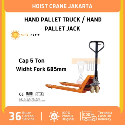 Jual Hand Pallet 5 ton 685MM Sunlift - Jakarta Pusat - Hoist Crane ...