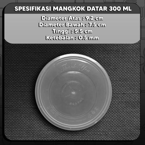 Promo Kotak Makan Plastik 300 Ml Persegi Panjang Thinwall 300ml