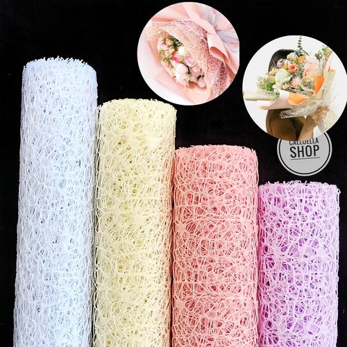Jual Kertas Bunga Korean Jaring Wrapping Paper Spider Mash Jala Polynet ...