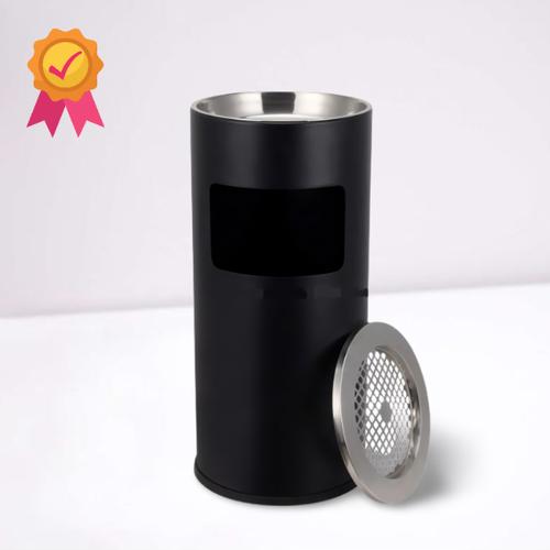 Jual Standing Ashtray Hitam Garbin / Tempat Sampah Asbak - Buble Wrap ...