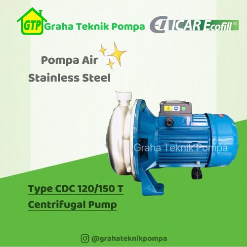 Jual Pompa Air Centrifugal Stainless steel Icar Ecofill Type CDC 120 ...
