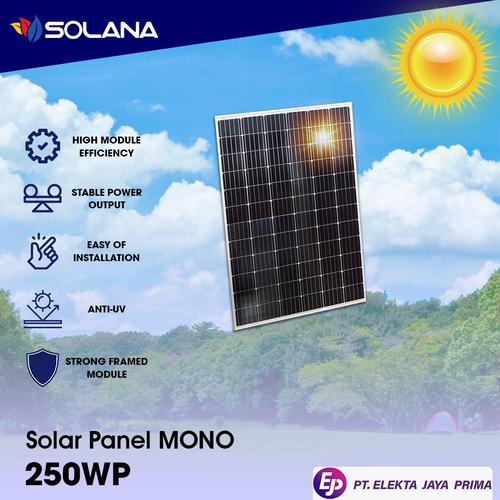 Jual EJP SOLANA SOLAR PANEL MONO 250WP PV MODUL SOLAR CELL 250 WP MONO ...