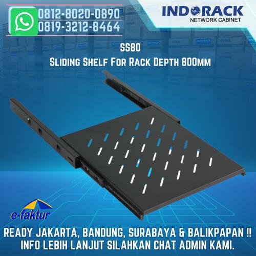 Jual INDORACK SS80 - SLIDING SHELF 1U 550MM RACK SERVER TATAKAN RACK ...
