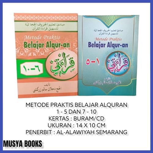 Jual METODE PRAKTIS BELAJAR ALQURAN (QIROATI) 1 - 5 DAN 6 - 10 I ...