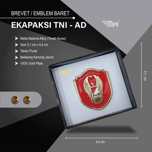 Jual EMBLEM EKAPAKSI TNI AD BARET BRIVET BREVET EXCLUSIV - Kota Bandung ...