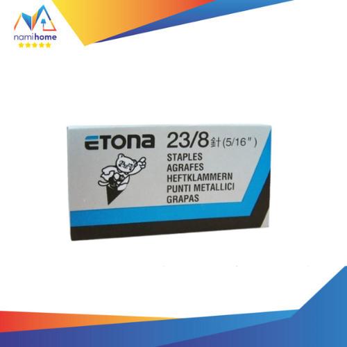Jual ISI STAPLES ETONA 23/8 REFILL STAPLER (5/16) STAPLER TEMBAK STAPLE ...