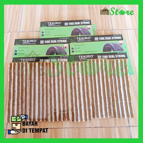 Jual Karet Tambal Ban Tubeless TEKIRO (5 bj) Cacing Tubles Tire Seal ...