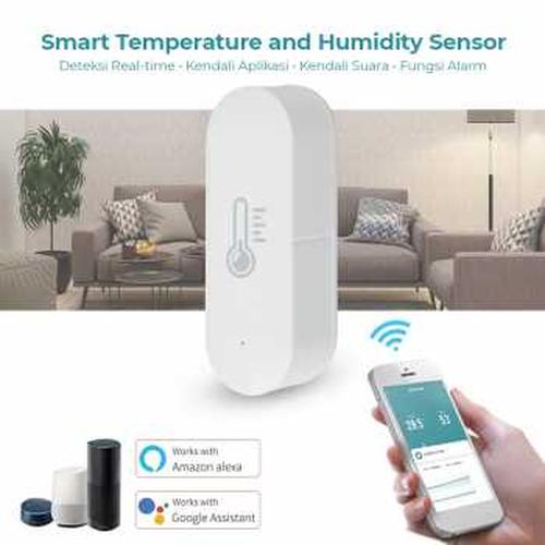 Jual Smart Temperature Suhu Humidity Sensor Real Time Sambung WiFi ...