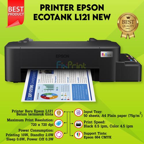 Jual PRINTER EPSON L121 L-121 Hitam Print Warna Infus Modif Ink tank ...