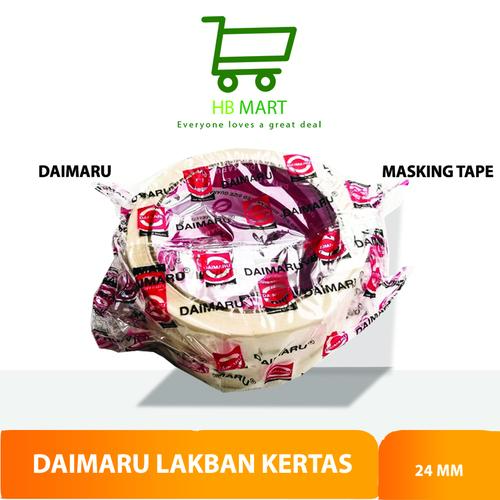 Jual Daimaru Masking Tape Lakban Kertas Warna Cream 24 mm x 21 m - Kota ...