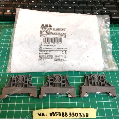 Jual Entrelec ABB 1SNK900001R0000 BAM4 End Stop - Dark Grey Stopper ...