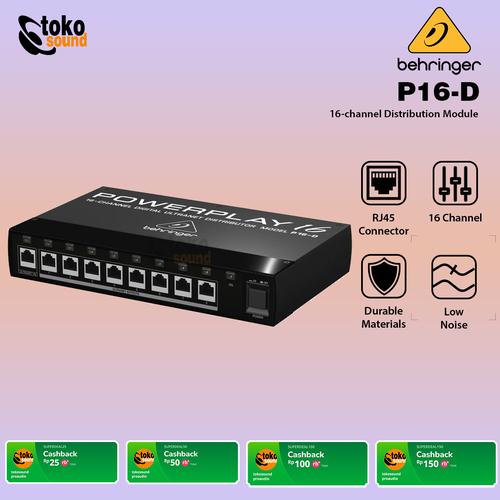 Jual Behringer P16-D P16D Powerplay 16-channel Distribution Module ...