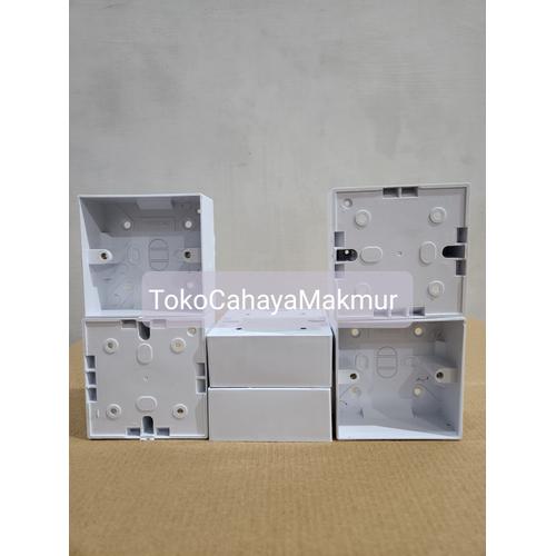 Jual OB Dus SEGI Putih Outbow Dus Petak Mangkok Kotak Saklar Stop ...