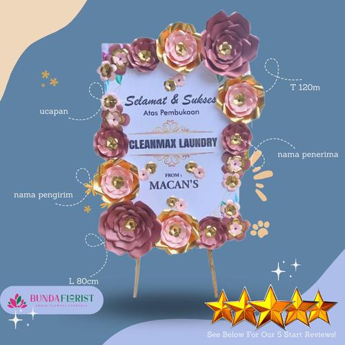 Jual Karangan Bunga Papan Kertas Custom - Diva - Jakarta Barat ...