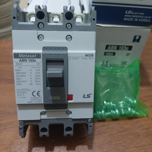Jual mccb breaker LS 3P 100A ABN 103c original - Kota Bandung - JJ ELEKTRICK | Tokopedia