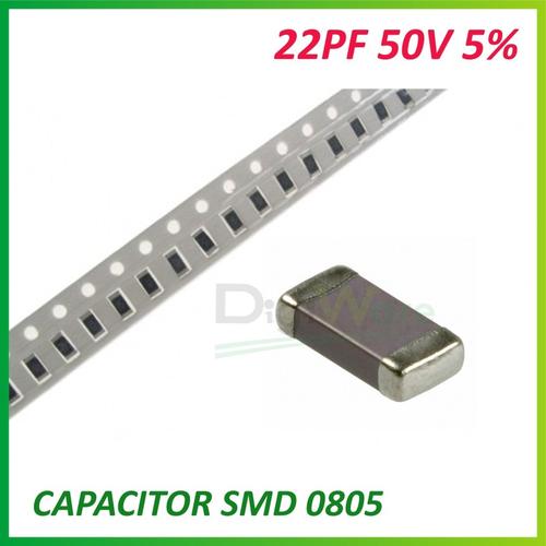 Jual 22pF 50V 5% Capacitor Kapasitor SMD 0805 - Kota Surabaya ...
