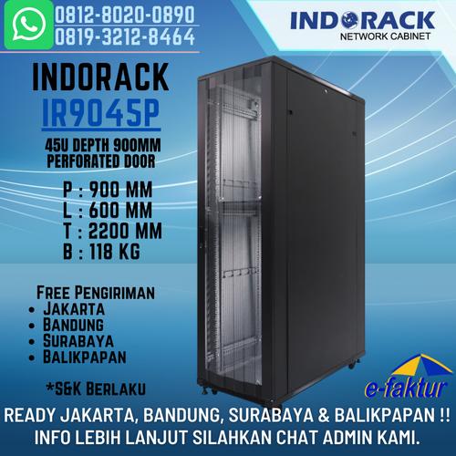 Jual INDORACK PERFORATED DOOR IR9045P - RACK SERVER 42U DEPTH 800MM ...