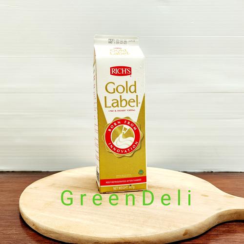 Jual Richs Gold Label / Emas Whipping Cream 907 Gram GOJEK GRAB ...