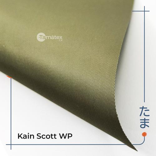 Jual KAIN SCOTT WATERPROOF POLYESTER MICRO MOTIF SALUR TASLAN - White ...