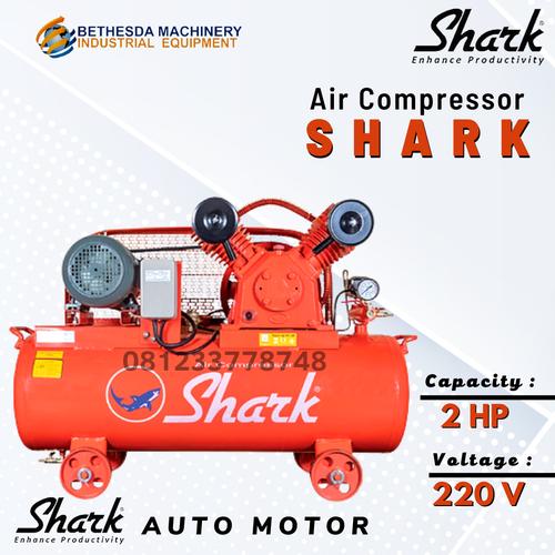 Jual Shark Kompresor angin 2 hp 100 L 8 Bar 1 Phase / air cimpressor 2 ...