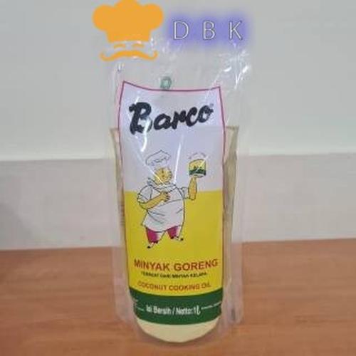 Jual Minyak Goreng kelapa BARCO 1 liter 2lt 5liter minyak bening ...