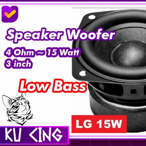 Jual Mini Subwoofer Speaker LG Woofer 3 inch 15W 4 ohm Low Bass 15 Watt ...