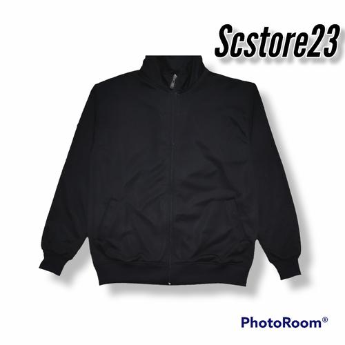 Jual JAKET TRACKTOP POLOS JUMBO PRIA WANITA/JAKET OLAHRAGA RUNNING ...