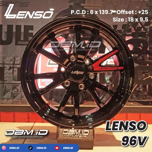 Promo Velg Lenso 96V R18x9.5 6x139.7 Black Original Venom Limited ...
