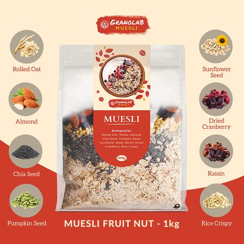 Promo Muesli Fruit and Seed 1 kg - Granolab Muesli - Jakarta Barat ...