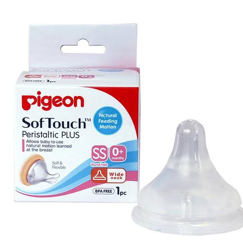 Jual Pigeon Wide Neck SofTouch Peristaltic Plus Nipple Dot Pigeon Newborn - Kota Tangerang - 456 ...