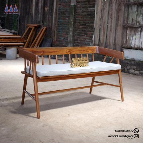 Jual Bangku / bench kursi HK jari-jari mid century kayu jati - Kab ...