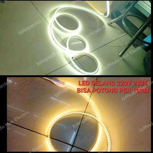 Jual Lampu LED Selang / Strip smd 2835 potong 10cm 10 cm Putih / Warm ...