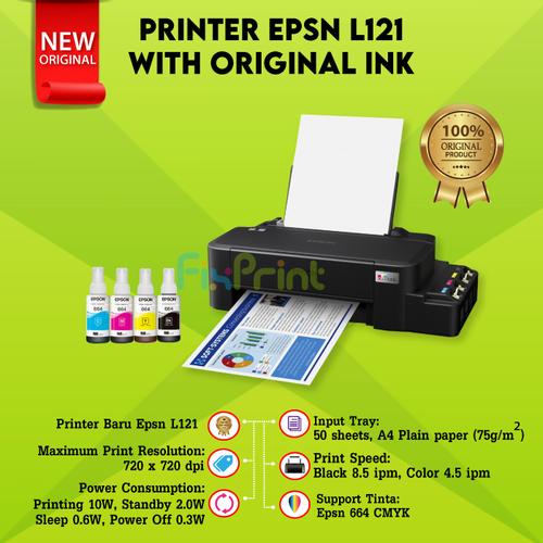 Jual Printer Epson L120 L 120 New Original Printer Infus Epson New Ink ...