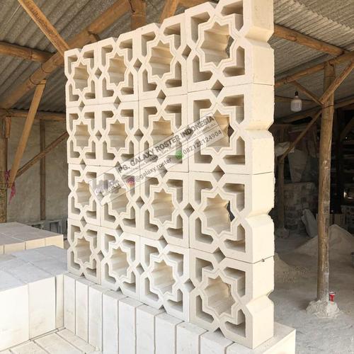 Jual roster minimalis roster beton motif mahadewa - Merah Bata - Kota ...