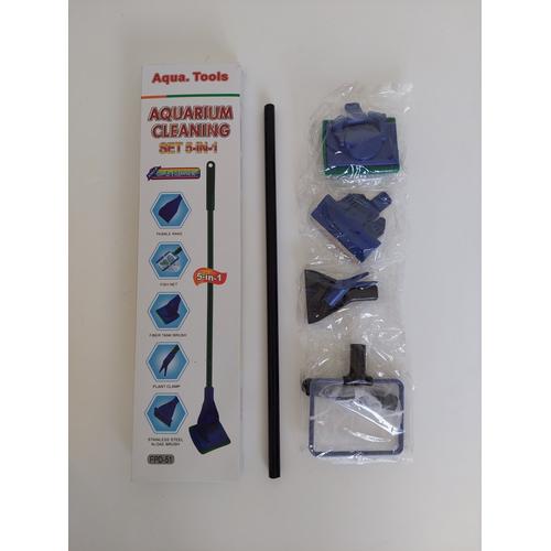 Jual Alat Pembersih Kaca Aquarium 5in 1 Algae Scraper Multifungsi ...