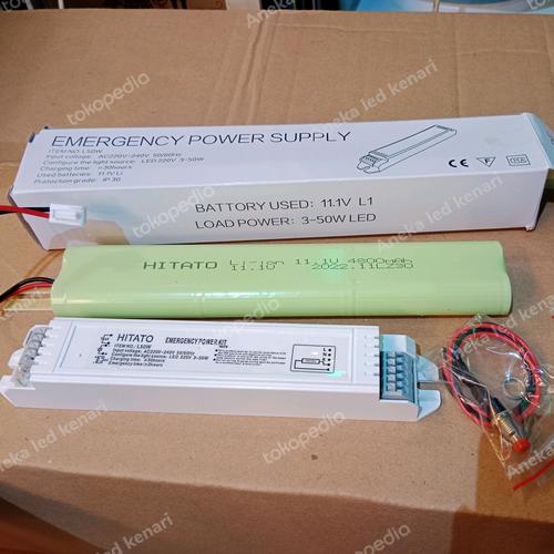 Jual Battery Emergency Power pack 50W Hitato / nicad powerpack Batrai ...