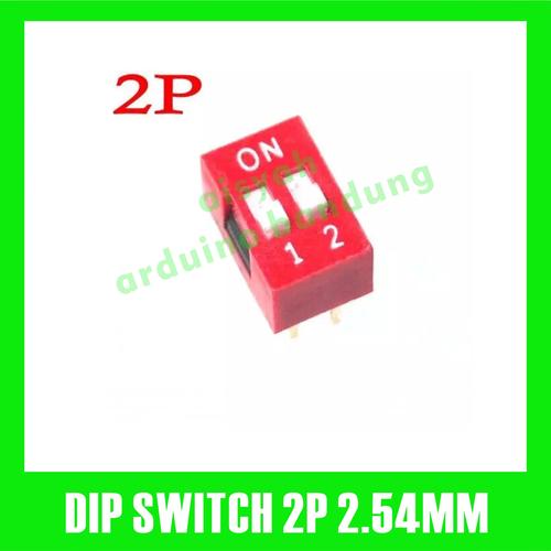 Promo DIP SWITCH 2 PIN DIP SWITCH SLIDE 2X2PIN 2.54 MM DIP SWITH 2PIN ...