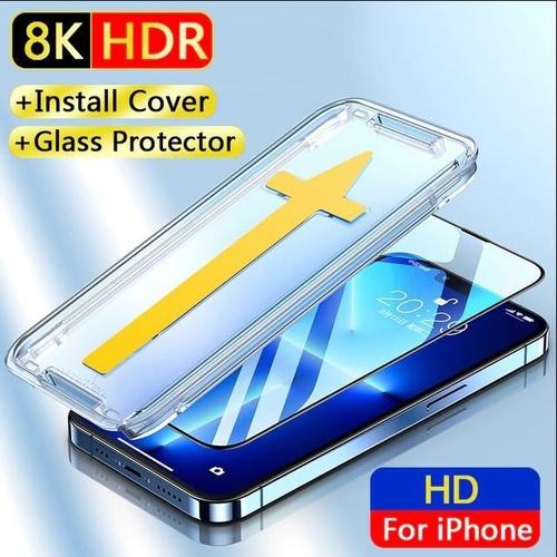 Jual IPHONE 13 13 Pro 13 Promax Super fit Anti gagal Temper glass Clear ...